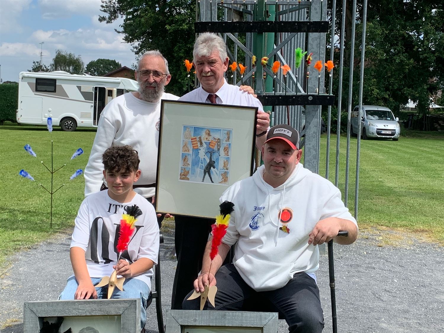 O.L.-Vrouwgilde huldigt Luc, Jimmy en Luca - Internetgazet Heusden-Zolder